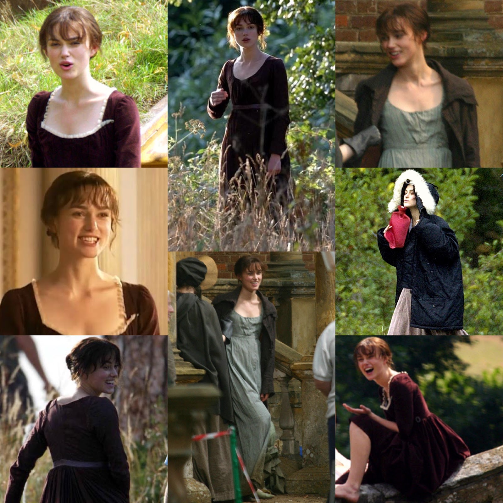 Photos: Behind the scenes with Keira Knightley on Pride & Prejudice ...