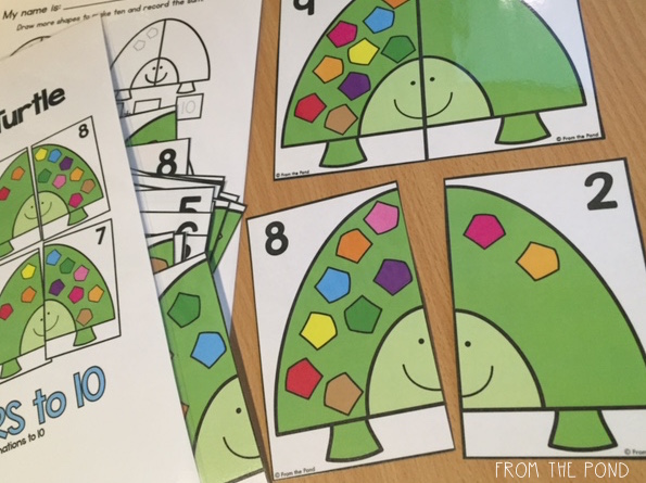 Rainbow Addition to Ten | From the Pond