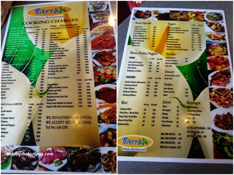 Michi Photostory: Lunch at Bierra Paluto Restaurant