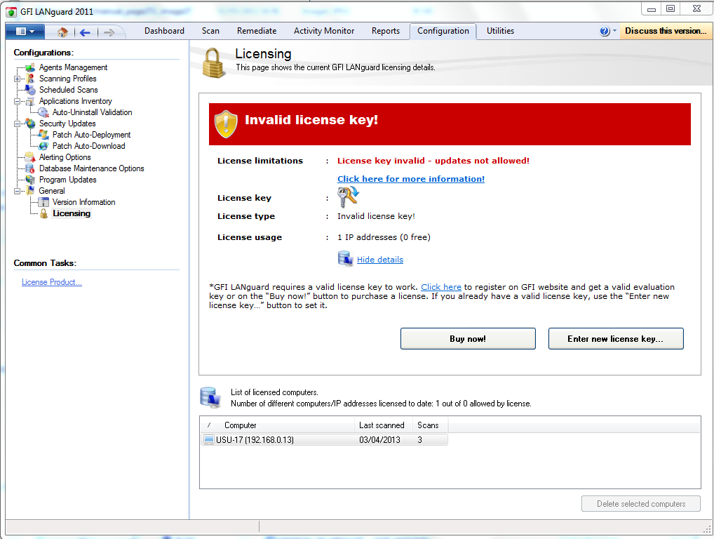 Seguridad Informática: MANUAL GFI LANGUARD