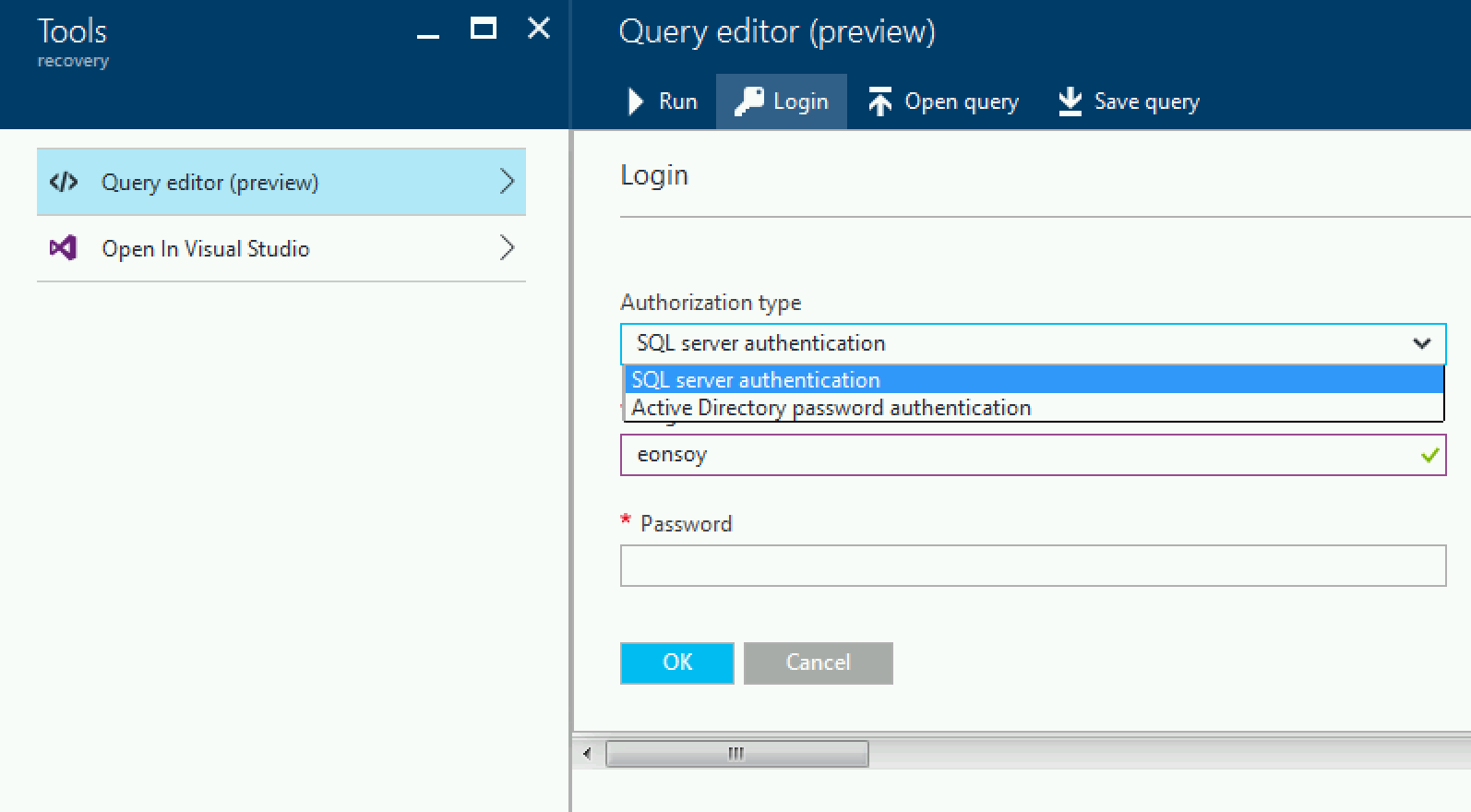 SQL Server Günlüğü: Microsoft Azure: Query Editor