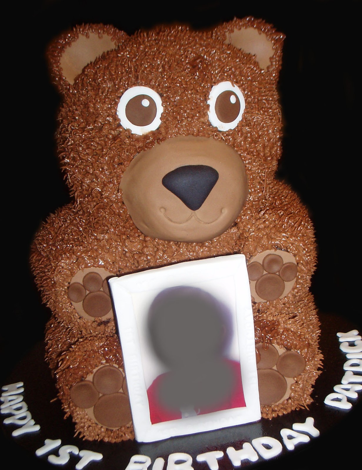 Nada's cakes: 3D Teddy Bear Cake - by Nada's Cakes Canberra