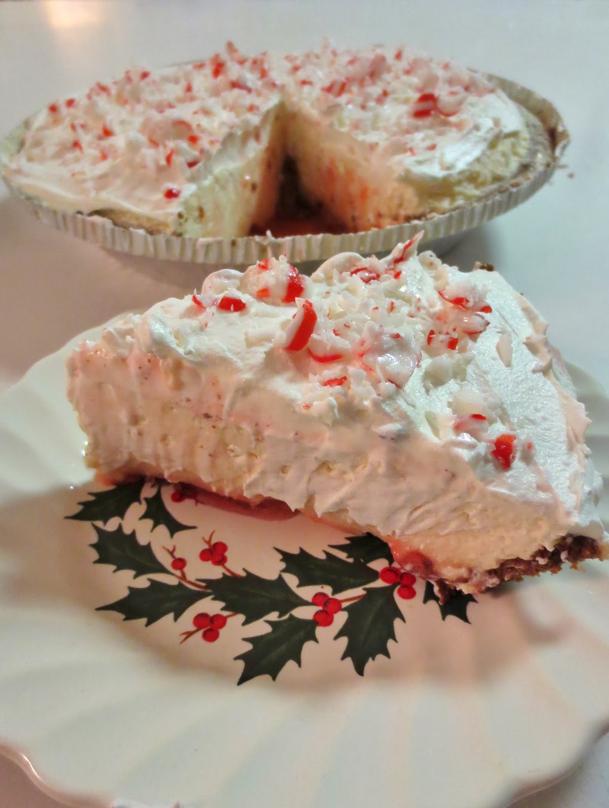 Princesses, Pies, & Preschool Pizzazz: Friday Pie-Day: Peppermint Snow Pie
