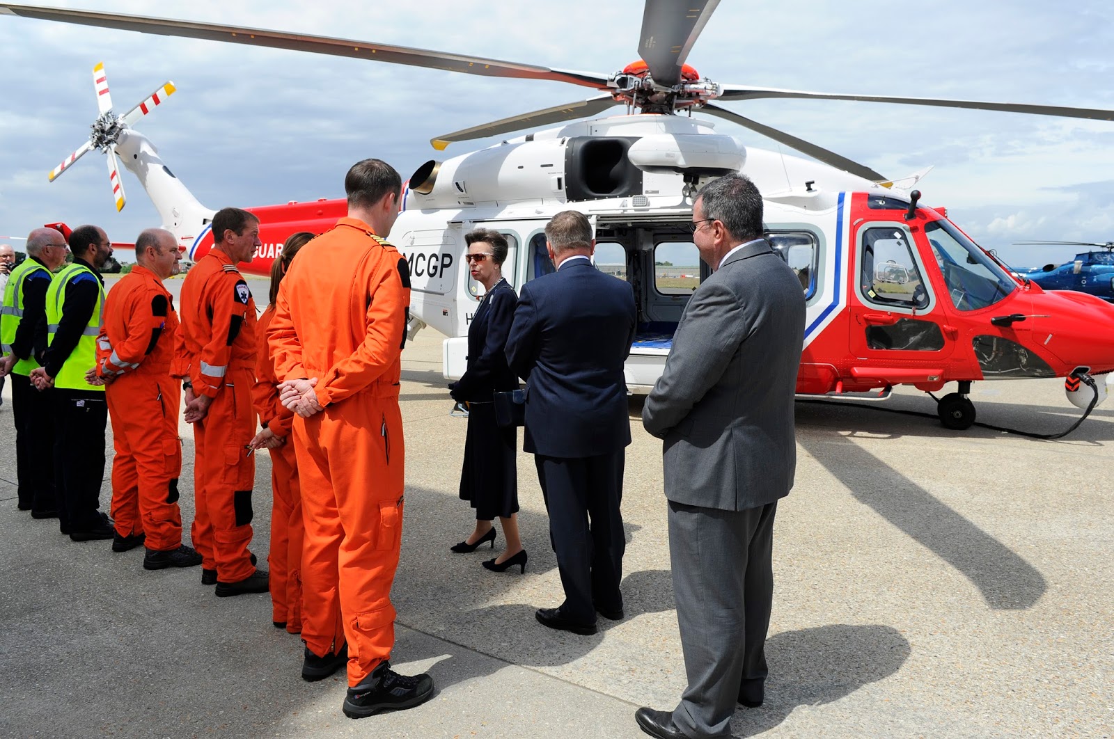 HRH The Princess Royal visits HM Coastguard Training Centre and ...