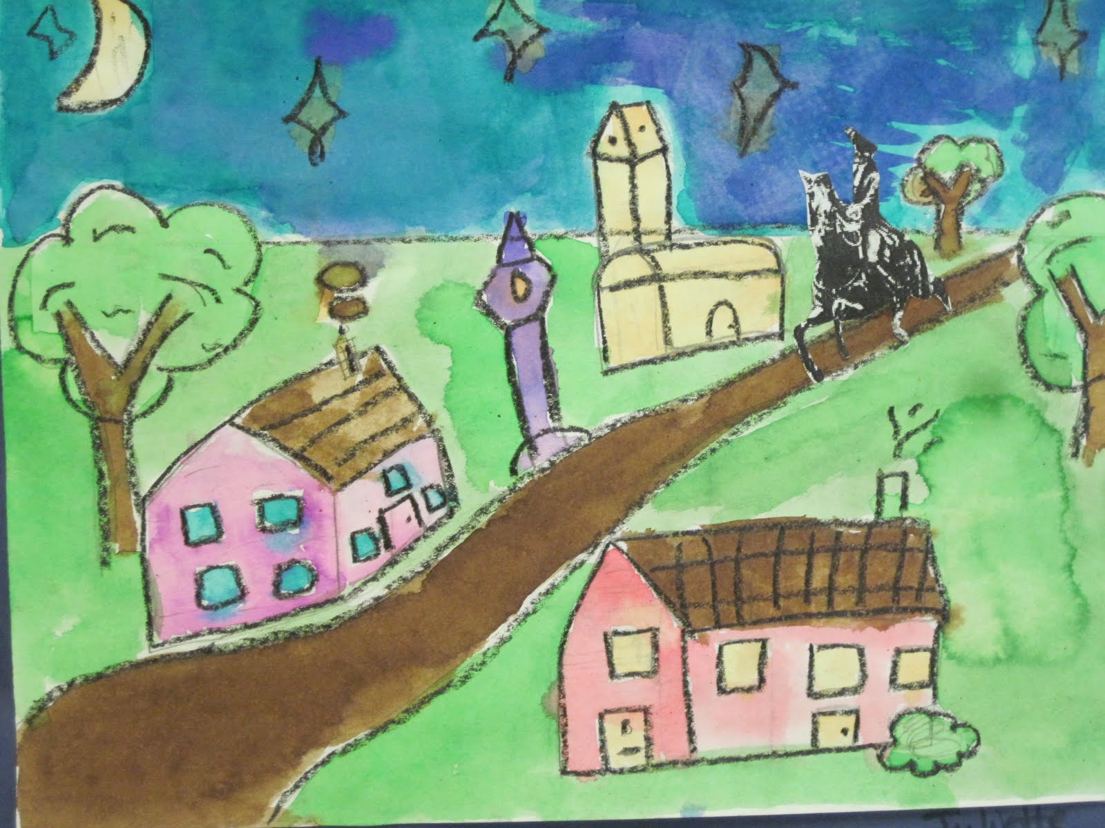 Lines, Dots, and Doodles: Paul Revere's Ride, 5th Grade