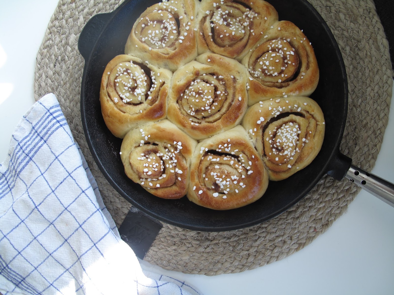 Bullkrans i stekpanna