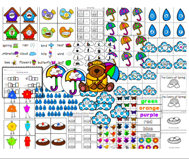 Preschool Wonders: Spring Themed Learning Fun and a FREEBIE!