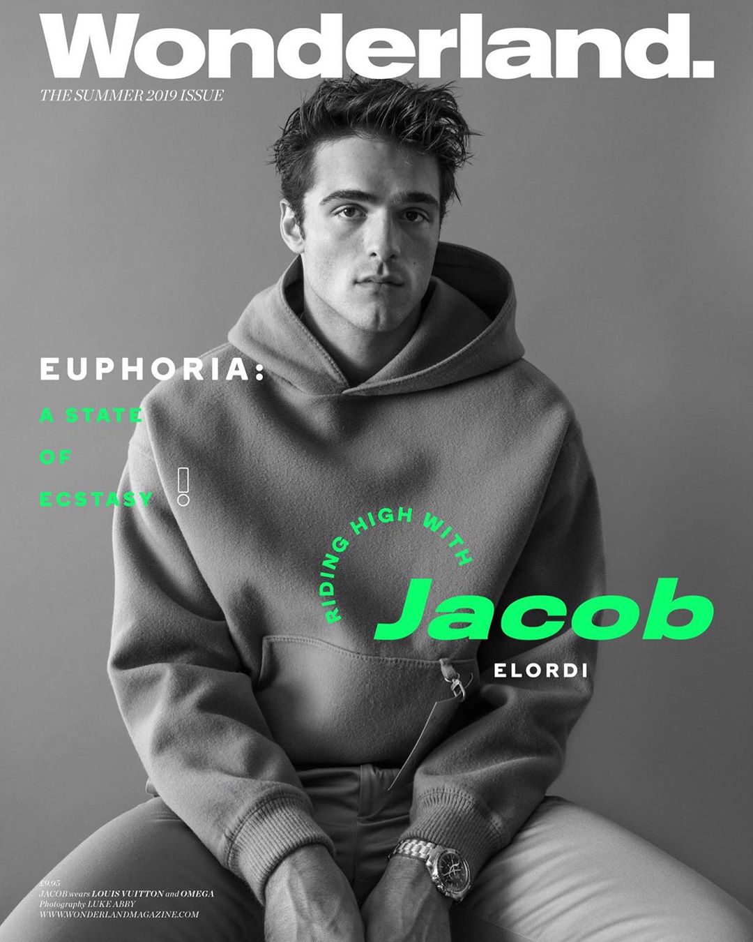Jacob Elordi en portada de WONDERLAND Magazine por Luke Abby