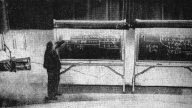 The Only Known Photo of Albert Einstein With His Energy-Mass Equation ...