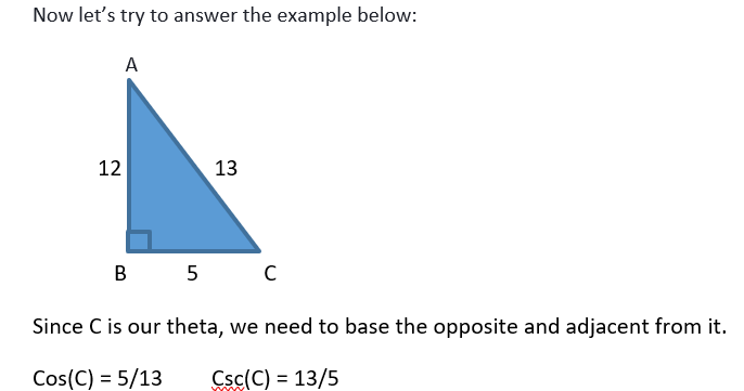 Right Triangle Trigonometry