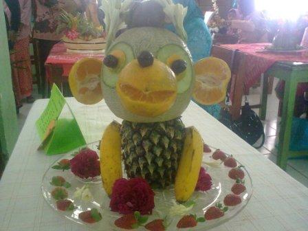 KKG GUGUS 04: Memperingati Hari Kartini, Lomba Merangkai Buah