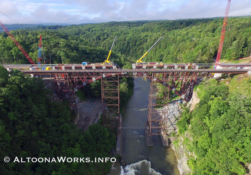 Industrial History: 1852+1875+1903+2017 (NS+CP)/Erie Portage Bridge ...