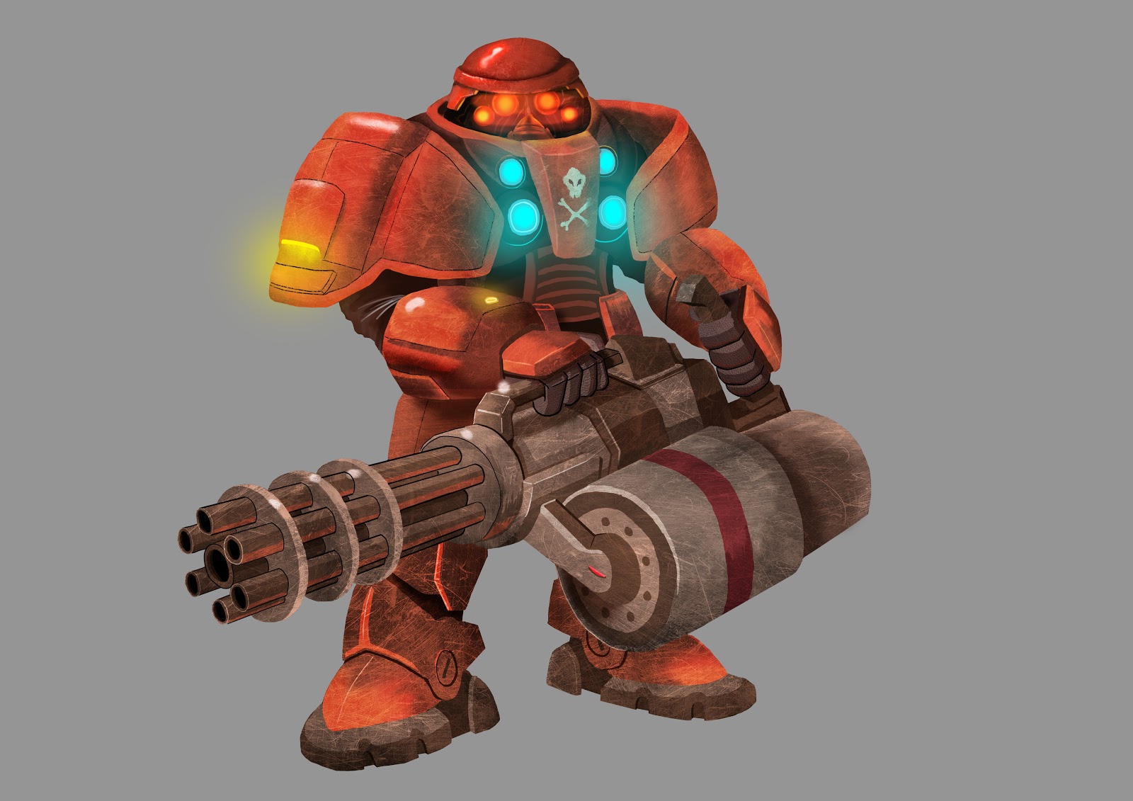 Jerry Chew Portfolio: War Heavy Commando Design