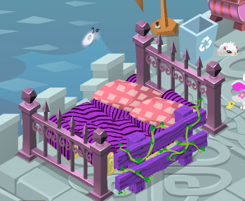 The Animal Jam Whip: Den Design Tip: Fancy Bed