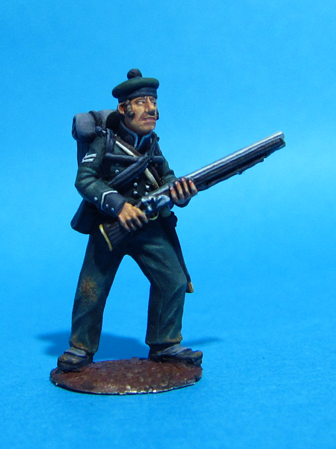 28mm Offensive Miniature British Rifleman | Jen & Ben's wargaming figures