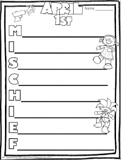 April Fools' Day from the Black Lagoon Literature Companion and Freebie ...