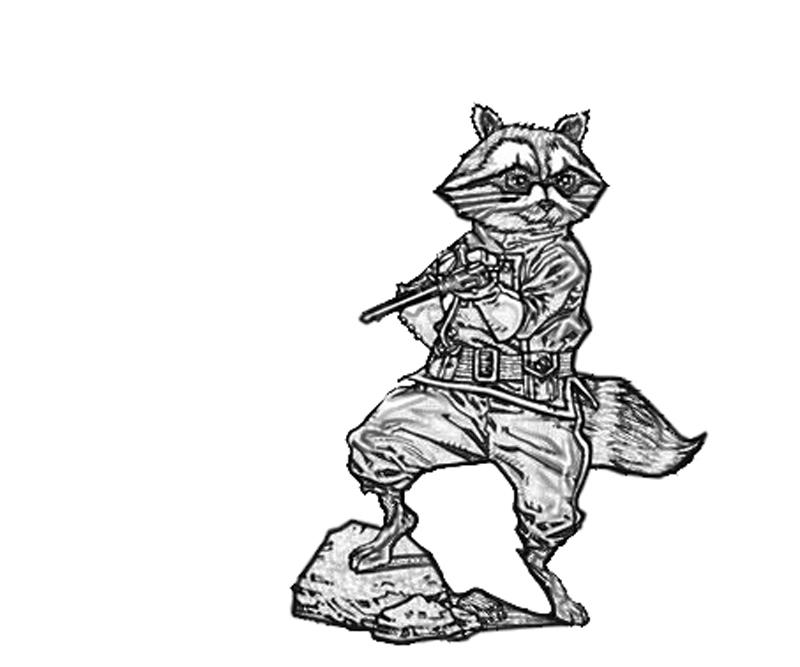 Rocket Raccoon Chibi | Lowland Seed