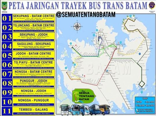 CEMARA: Rute dan Jadwal Trans Batam Lewat Mana (rev_Feb18)