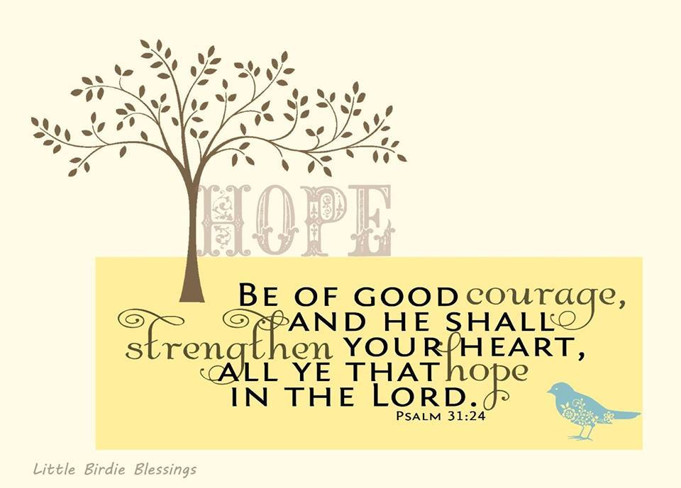 Little Birdie Blessings : Sunday Scripture ~ HOPE