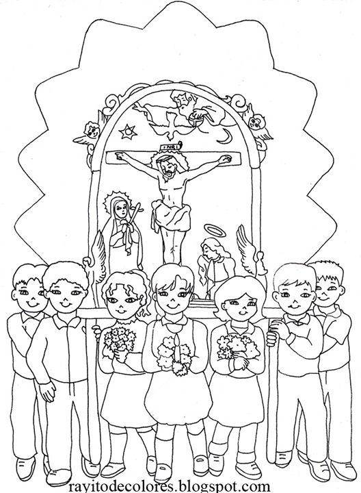 Imagenes del señor de los milagros para dibujar - Imagui