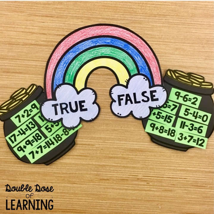 Spring Math Crafts for First Grade! | Double Dose of Learning
