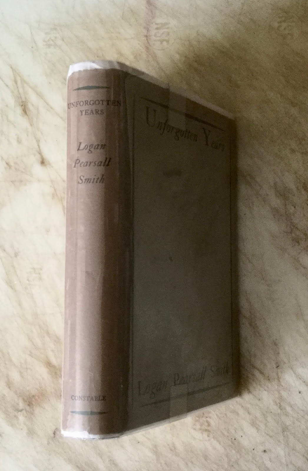 My Sentimental Library: Logan Pearsall Smith and the Things He Wrote