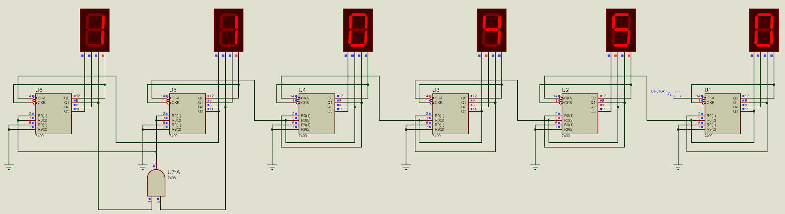Jam Digital Menggunakan IC 7490 - Learn and Share