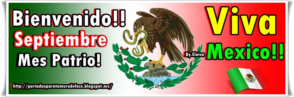 Fondos y Mas: Bienvenido mes patrio