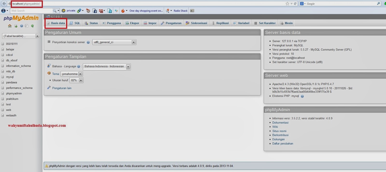 Membuat Program Aplikasi Crud Database Mahasiswa Dengan