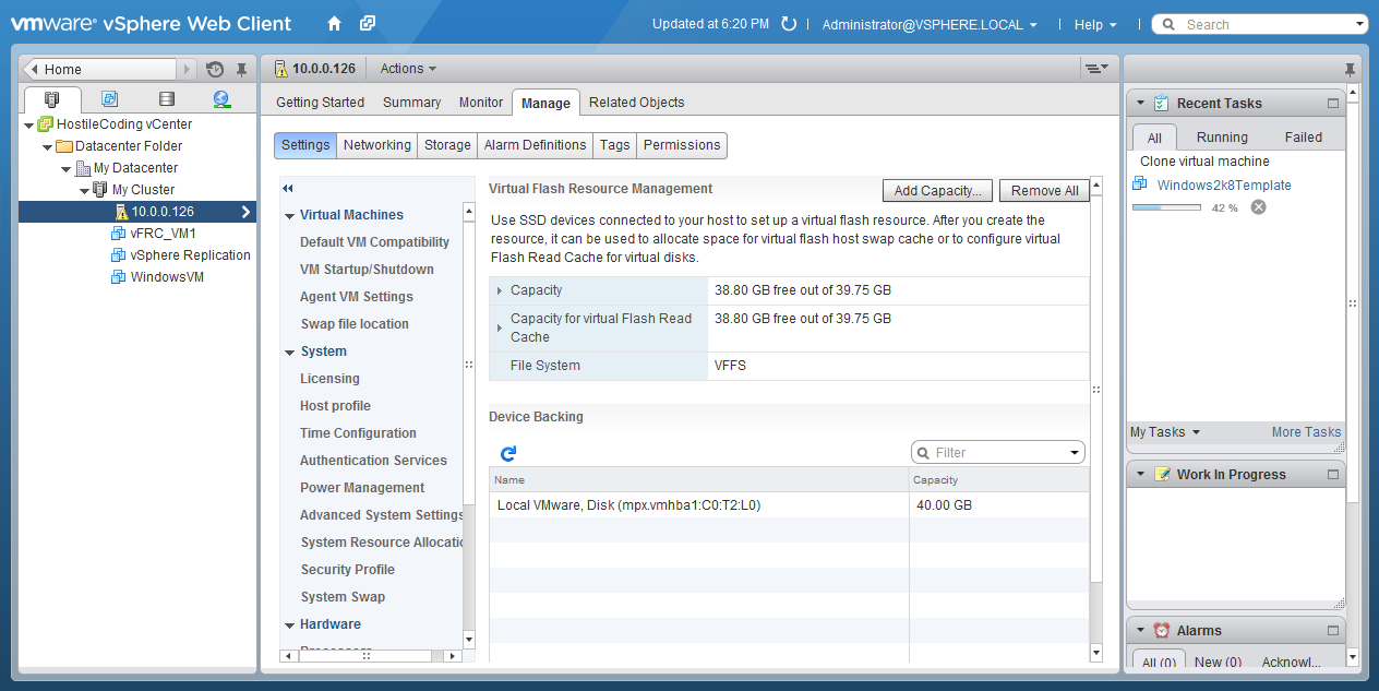 Hostile Coding Vmware Automating Vfrc Deployment With Powercli