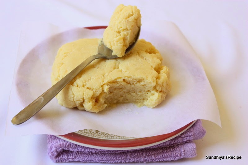 Sandhiya's Cookbook: Home made Khoya/Mawa/Kova