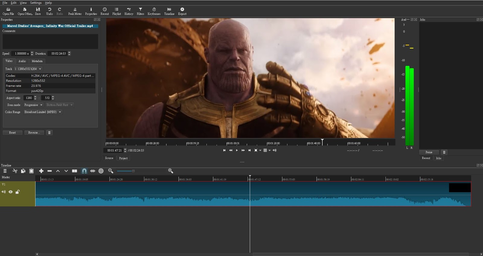 Shotcut Portable 免費且免安裝的影片編輯程式