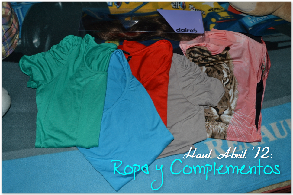 ♥ Jennifer Make Up Glam ♥: * HAUL: Abril 2012 (Ropa y Complementos)
