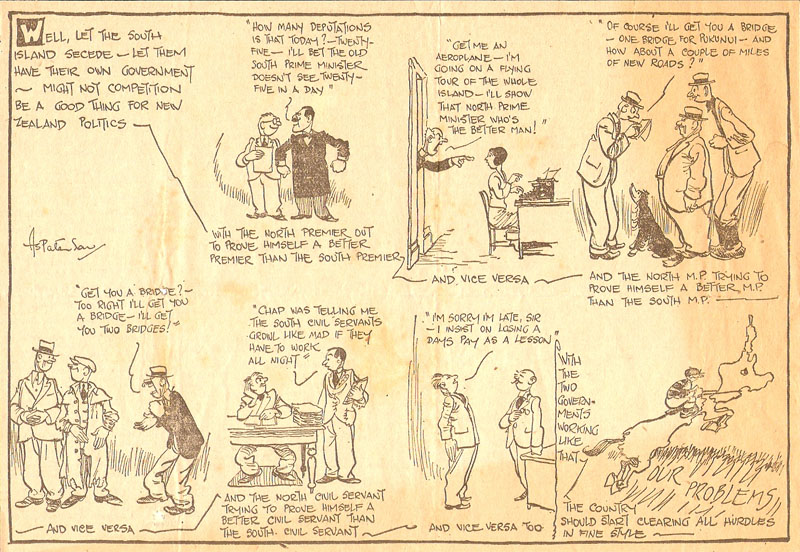 Pikitia Press Blog: A S Paterson Cartoons from The Dominion