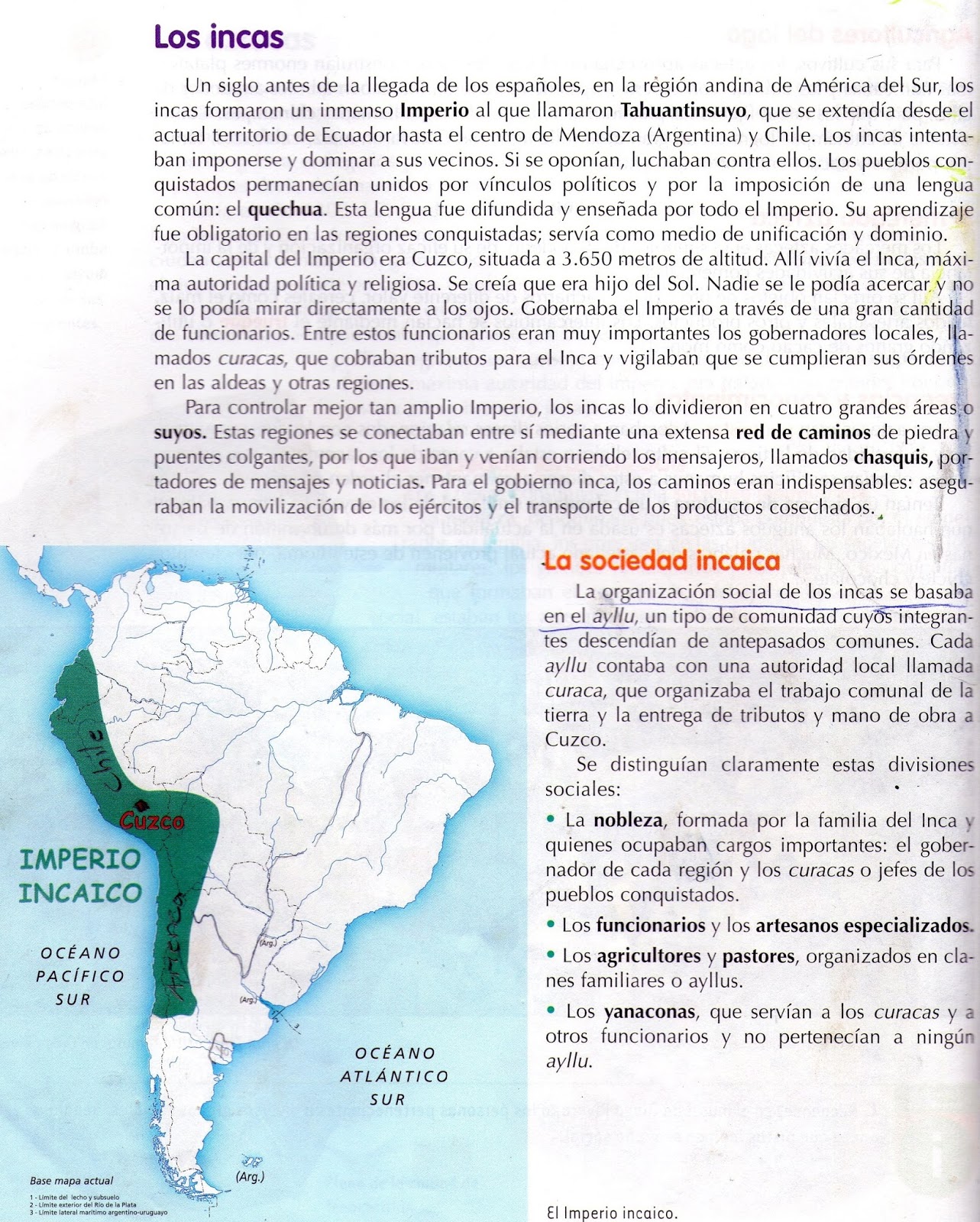 4° B Escuela N° 5: Civilización Inca