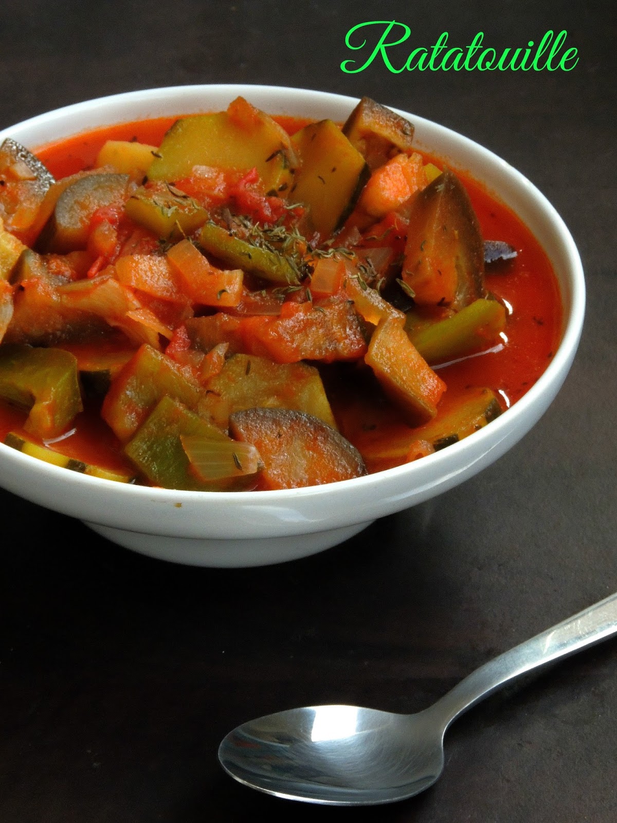 Priya's Versatile Recipes: Ratatouille/French Vegetable Ragout