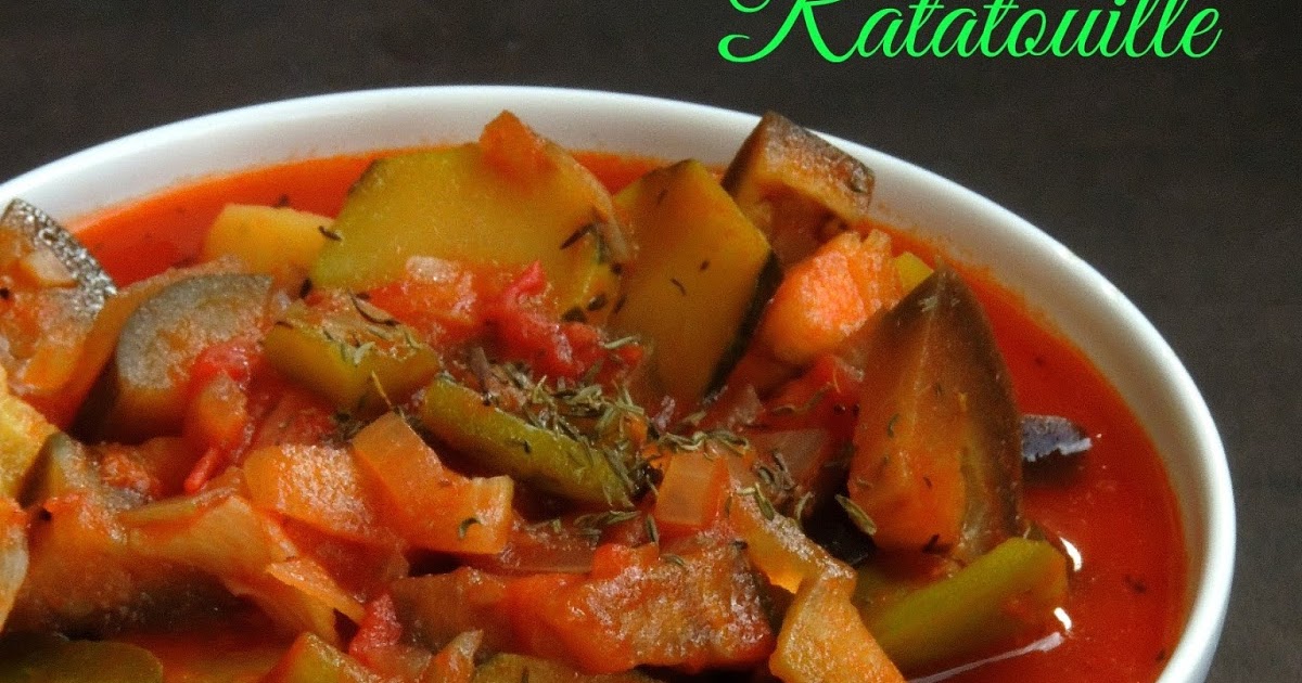 Priya's Versatile Recipes: Ratatouille/French Vegetable Ragout
