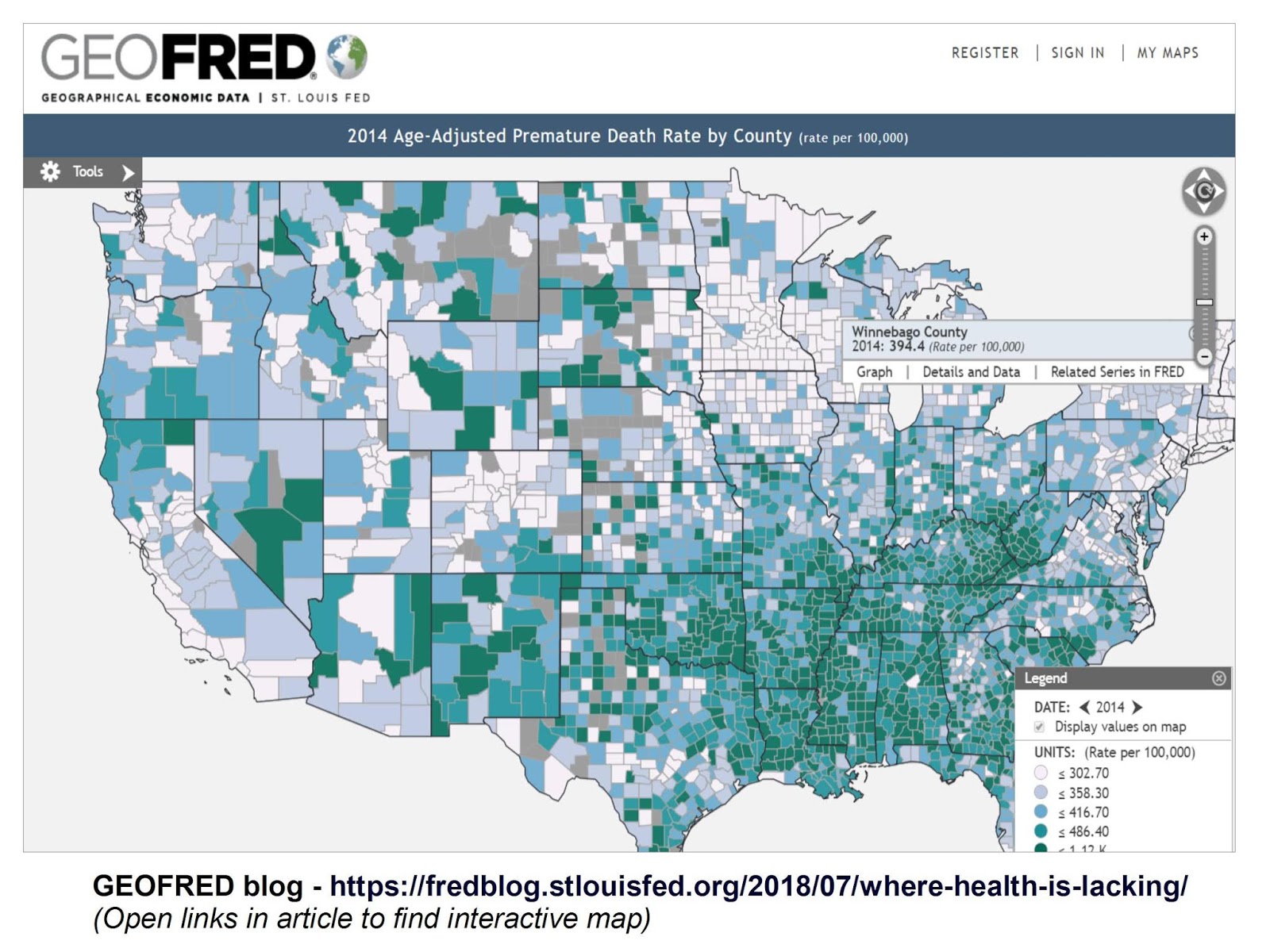 Mapping For Justice: GEOFRED blog and map - Health Disparities