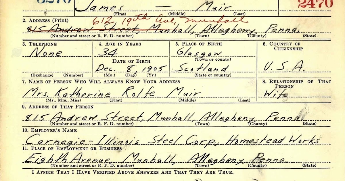 Tangled Roots and Trees: James Muir (1905-1974) or James Muir (1906 ...