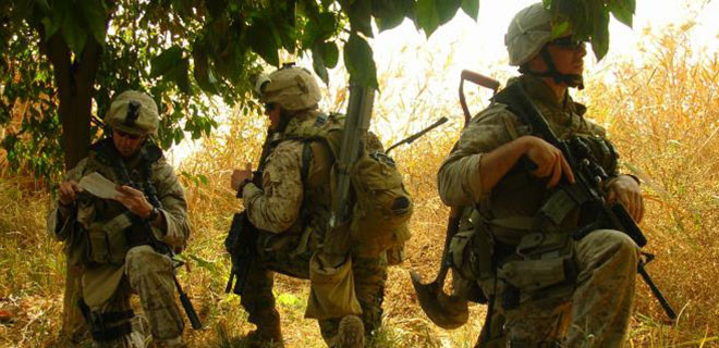 Coronel Von Rohaut: "USMC Recon Team"