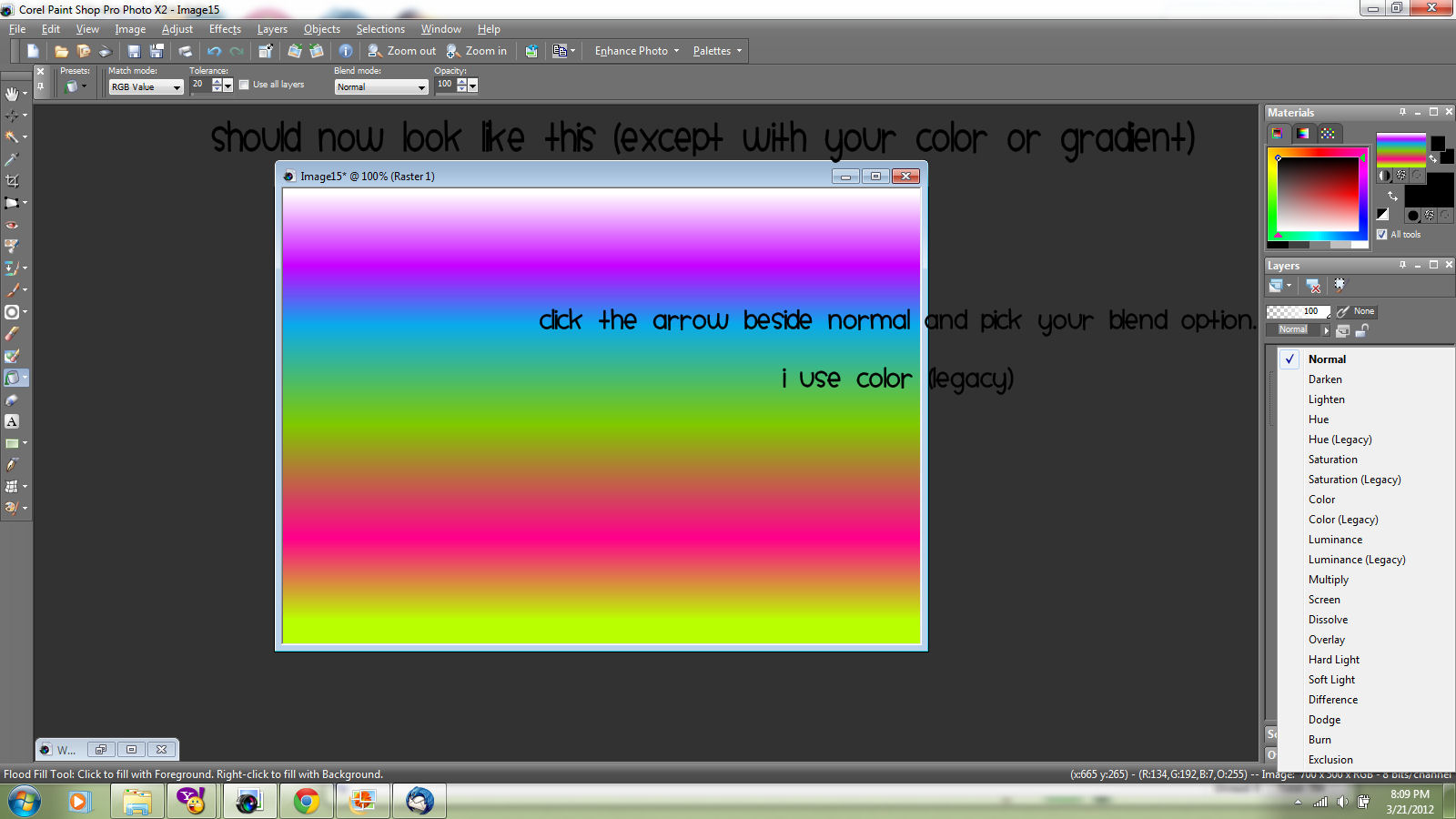 Finding Forever Designs: TUTORIAL: Color Blending -- Paint Shop Pro