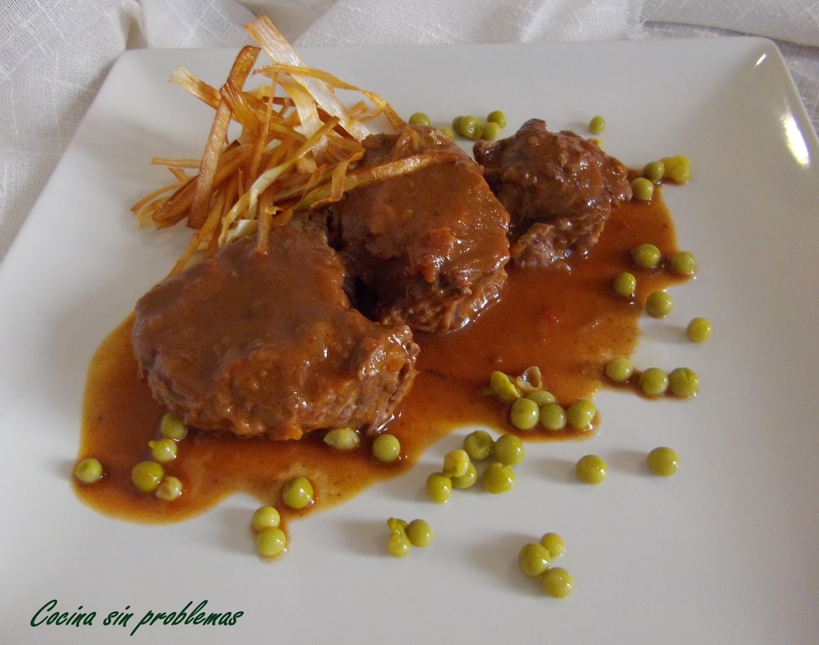 cocina sin problemas: Estofado de ternera al vino tinto.