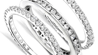 White Gold Stackable Ring - Gold Choices