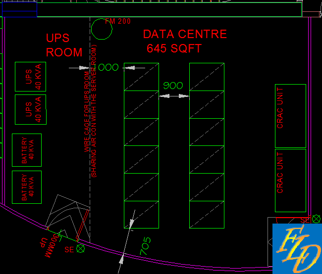 Freelance Drafting: Data Centre 1 - SketchUp
