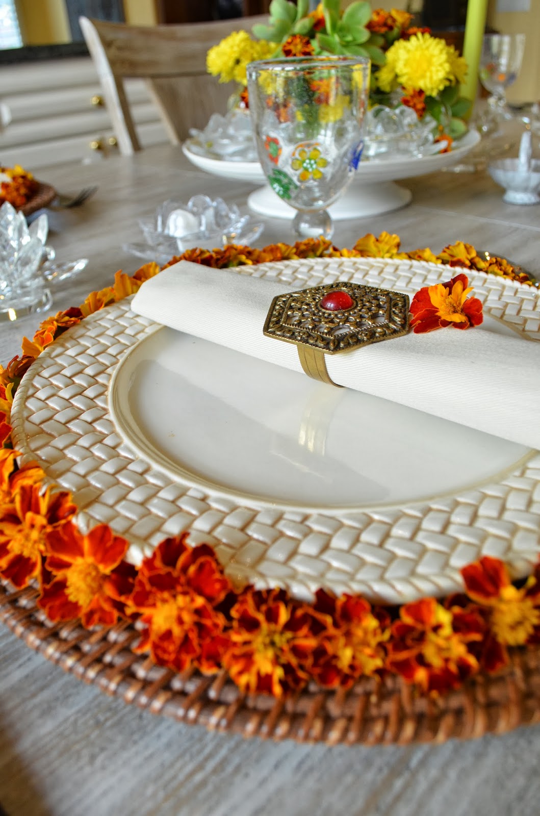 Entertaining From an Ethnic Indian Kitchen: Deepawali Table