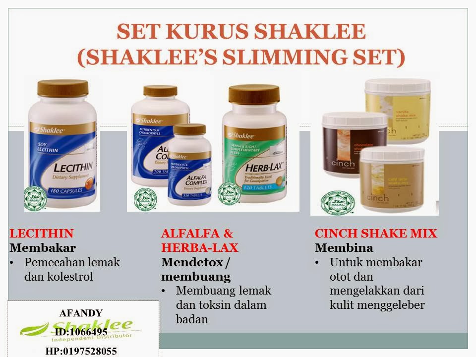 Supplement Semulajadi Dari SHAKLEE: SET KURUS SHAKLEE