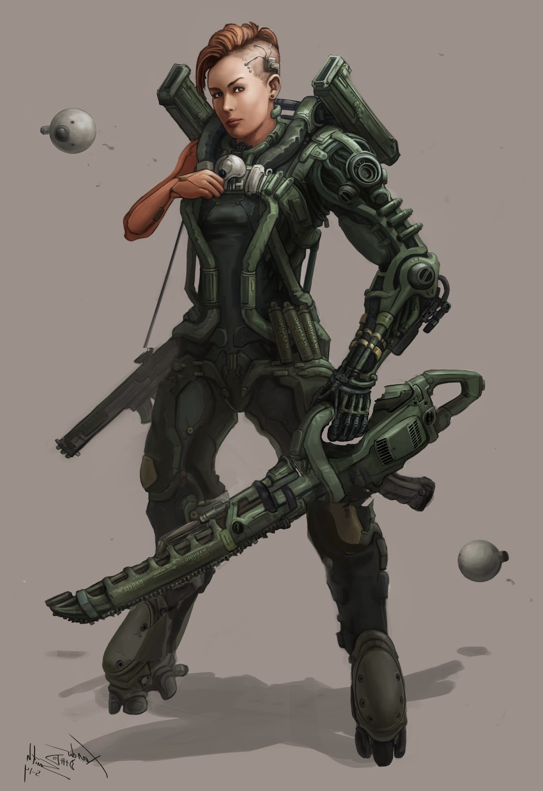 ZombieFishProductions: Biomech and Trojan Mech Project