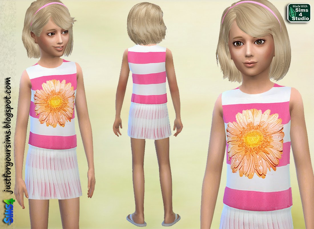 The Sims 4 - Daisy Satin Dress | Elegance Sims
