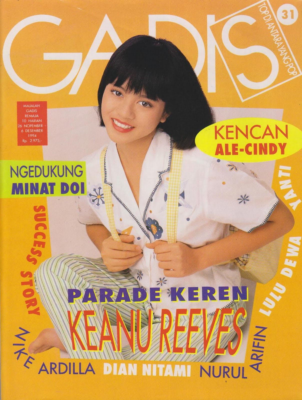 Jarnawi Aliun is Aliun Hamidy's Son: Majalah Gadis Tahun 1994 (1)