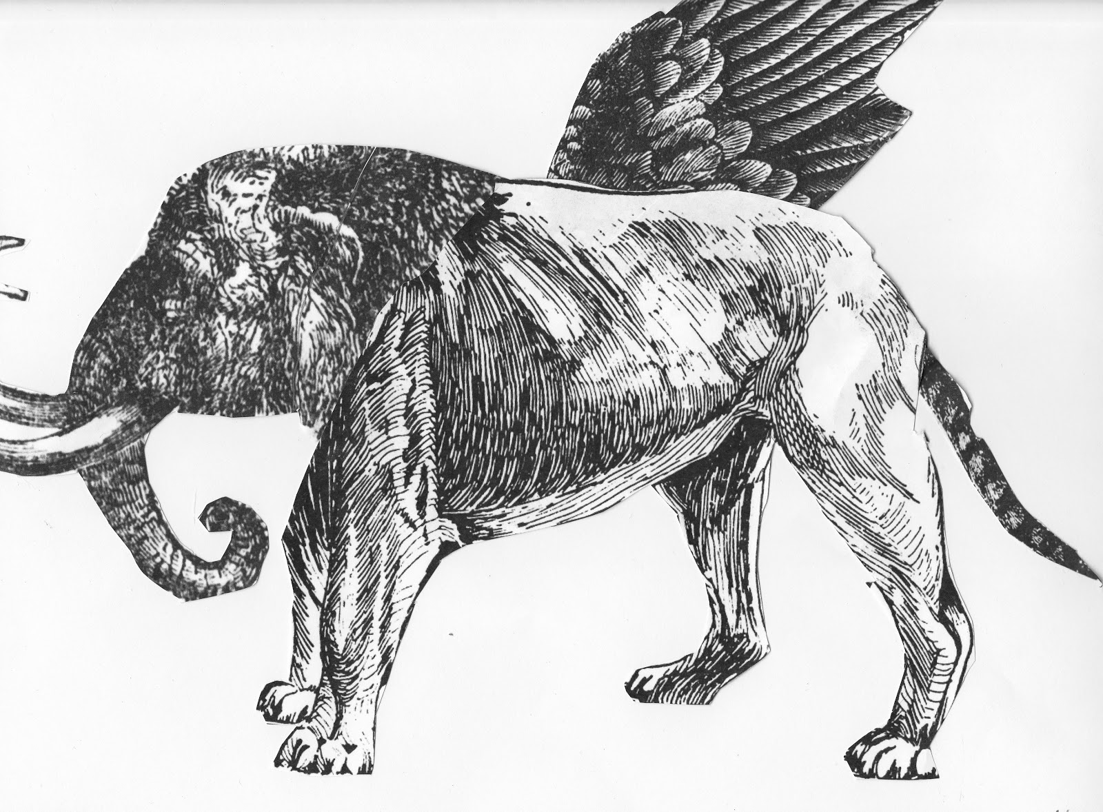 Voilà Art Room: Mythical Creatures Collage